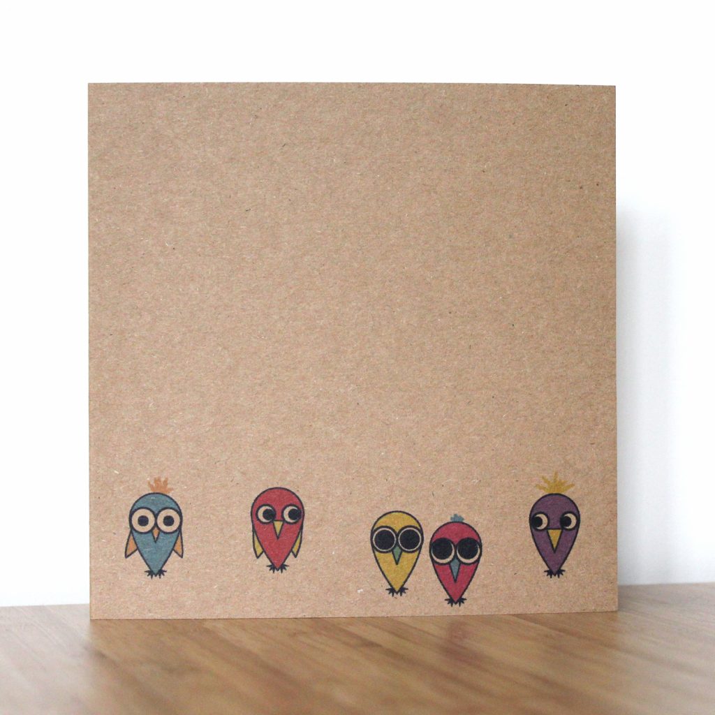 Greetings Card owls – isapisa